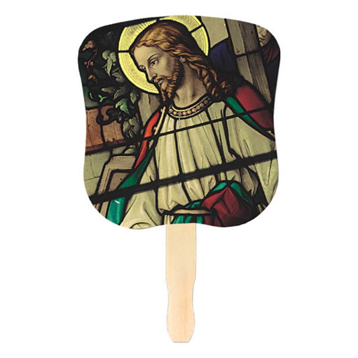 Custom Stock Design Hand Fan-Jesus