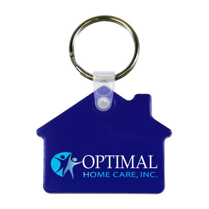 Custom House Key Fob, Full Color Digital