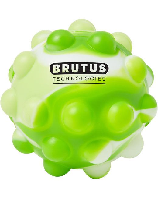 Printed Logo Tie Dye Push Pop Ball | Custom Stress Toys