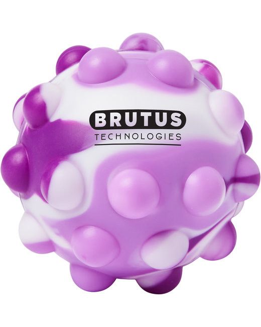 Printed Logo Tie Dye Push Pop Ball | Custom Stress Toys