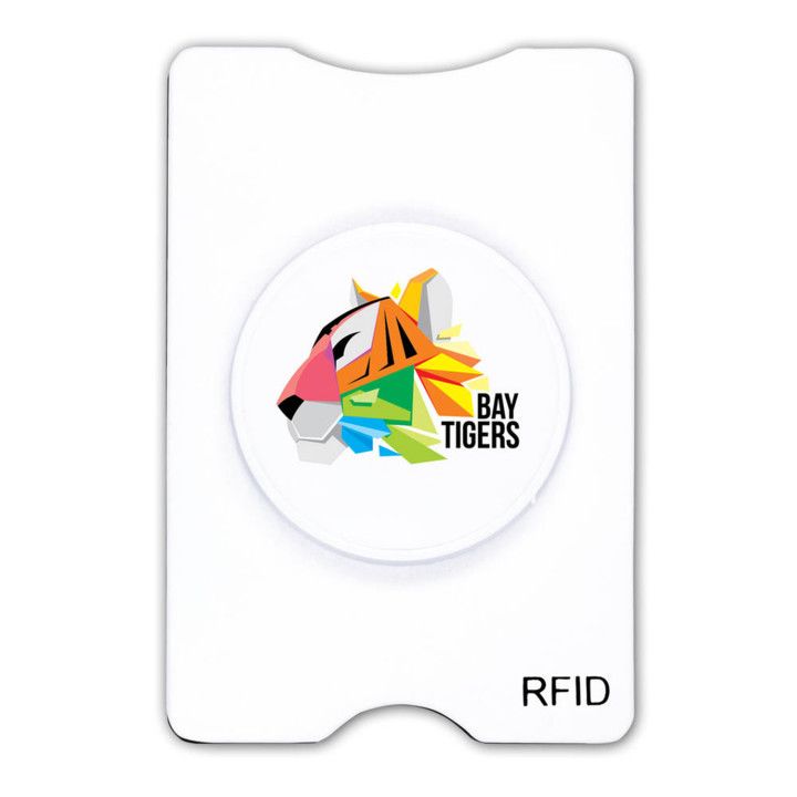 Custom RFID Stand-Out Phone/Card Holder, Full Color Digital