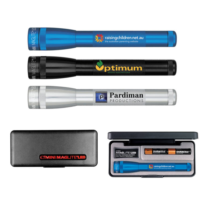 Custom SP2 Mini MAGLITE LED 2AA, Full Color Digital