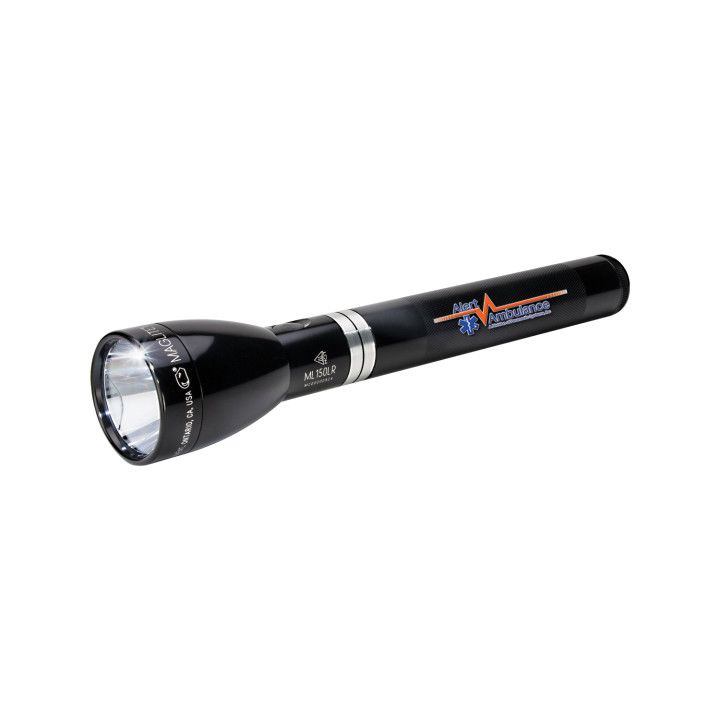 Custom MAGLITE ML150LR LED Rechargeable Flashlight, Full Color Digital