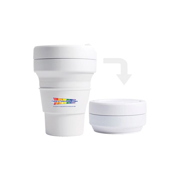 Custom Stojo 16 oz. Collapsible Cup, Full Color Digital