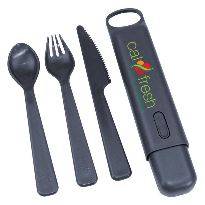Custom Hip Reusable Utensils, Full Color Digital