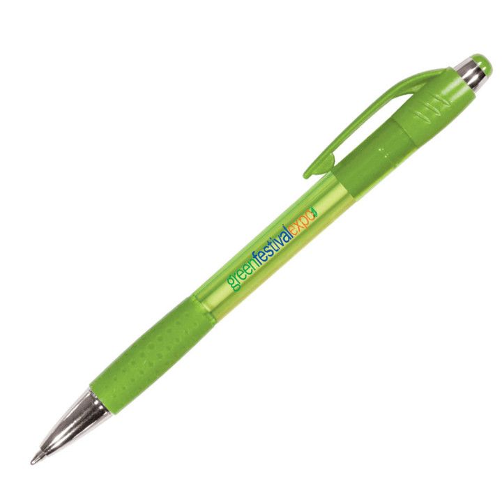 Custom Mardi Gras Grip Pen, Full Color Digital