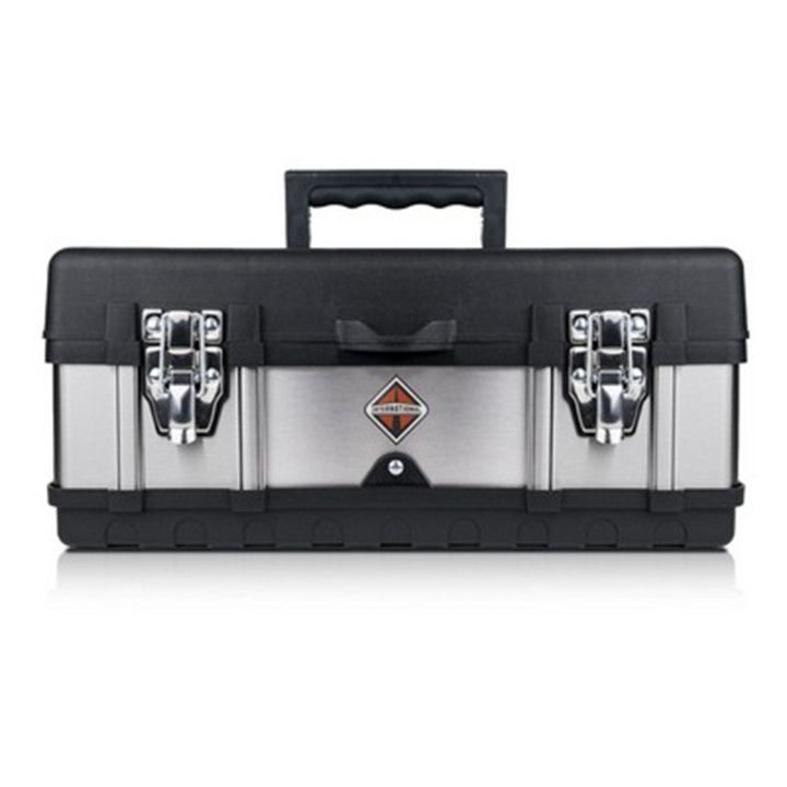 Custom 16" Stainless Steel Tool Box with Removable Tray