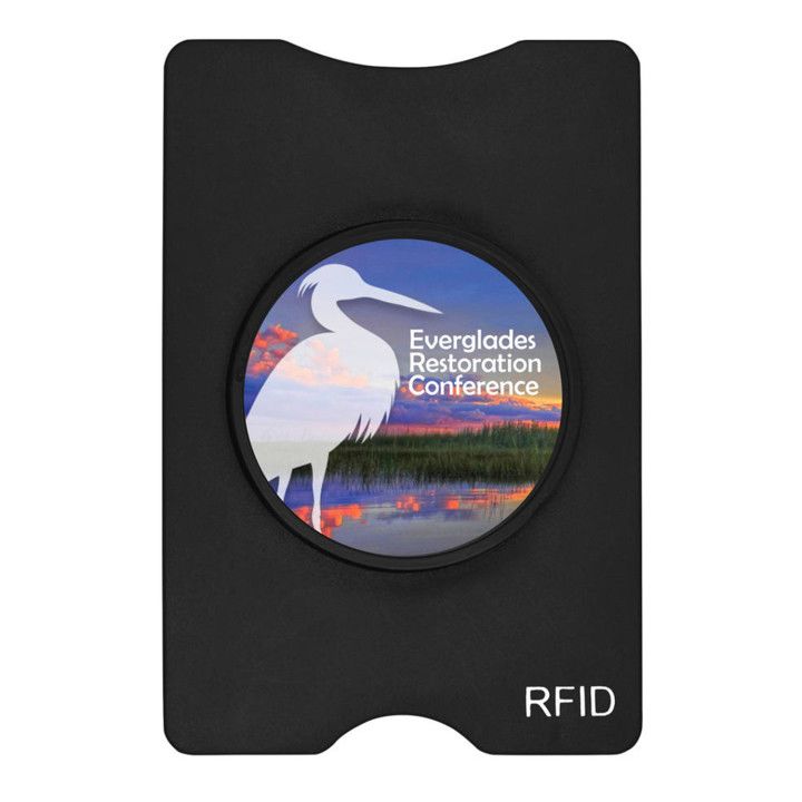 Custom RFID Stand-Out Phone/Card Holder, Full Color Digital