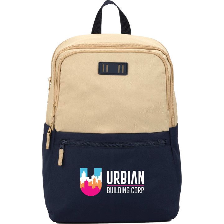 Custom Duo Recycled 15" Laptop Backpack