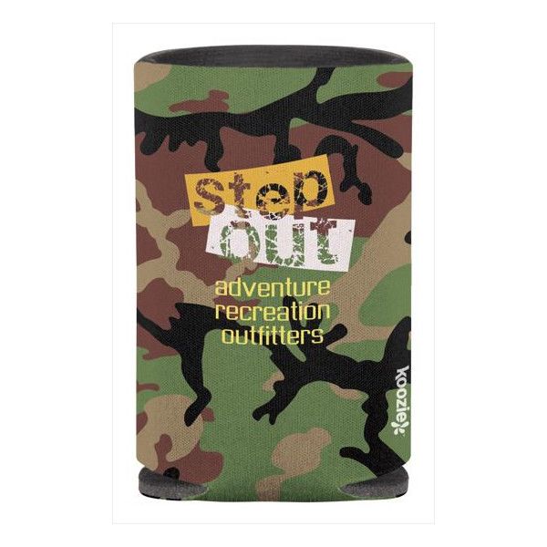 Collapsible Koozie with Full Color Imprint | Logo Imprinted Koozies