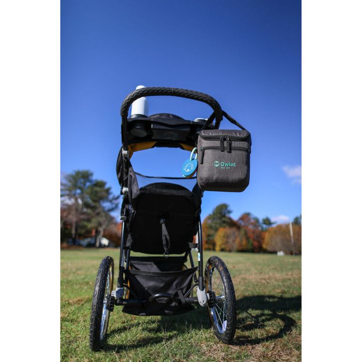 Custom Reagan Baby Bottle Cooler - Charcoal Heather