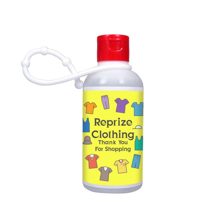 Custom 3 oz. Gel Sanitizer with Lanyard , Full Color Digital