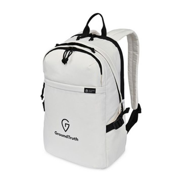 Custom Renew RPET Laptop Backpack - Cream
