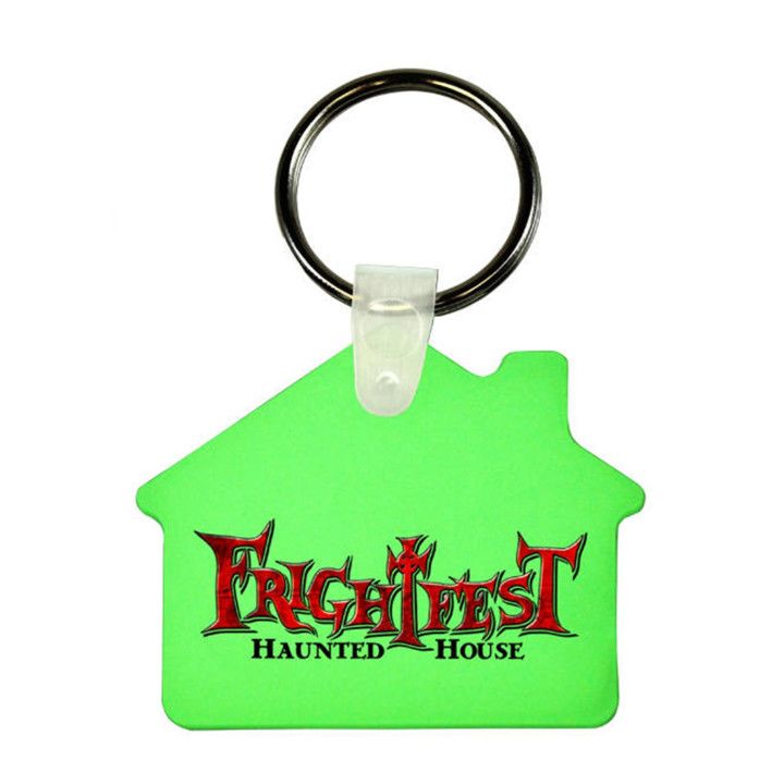 Custom House Key Fob, Full Color Digital