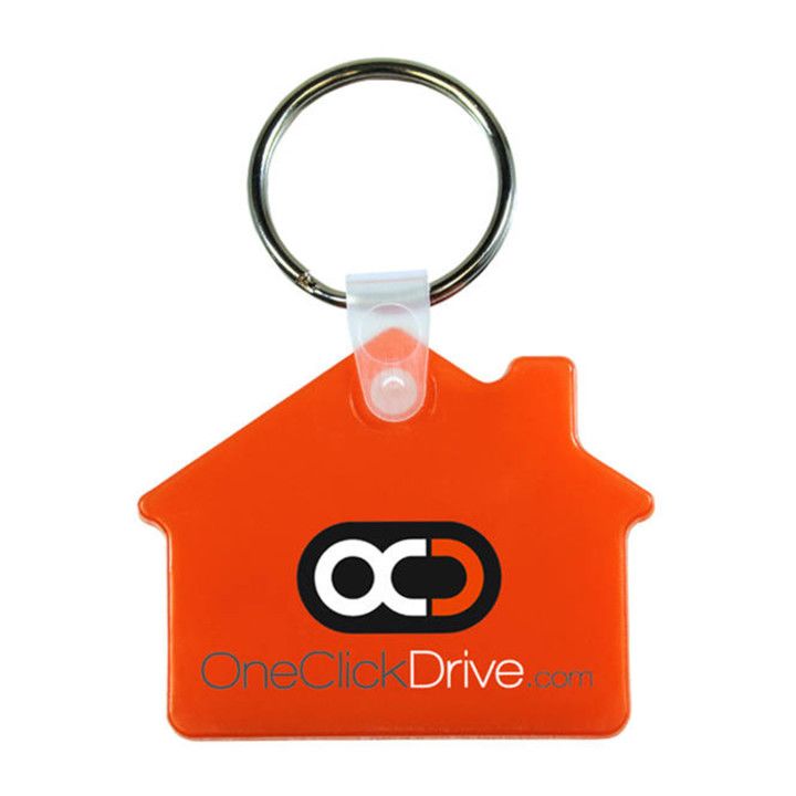 Custom House Key Fob, Full Color Digital