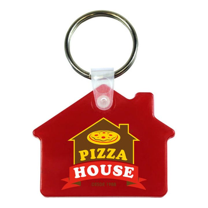 Custom House Key Fob, Full Color Digital