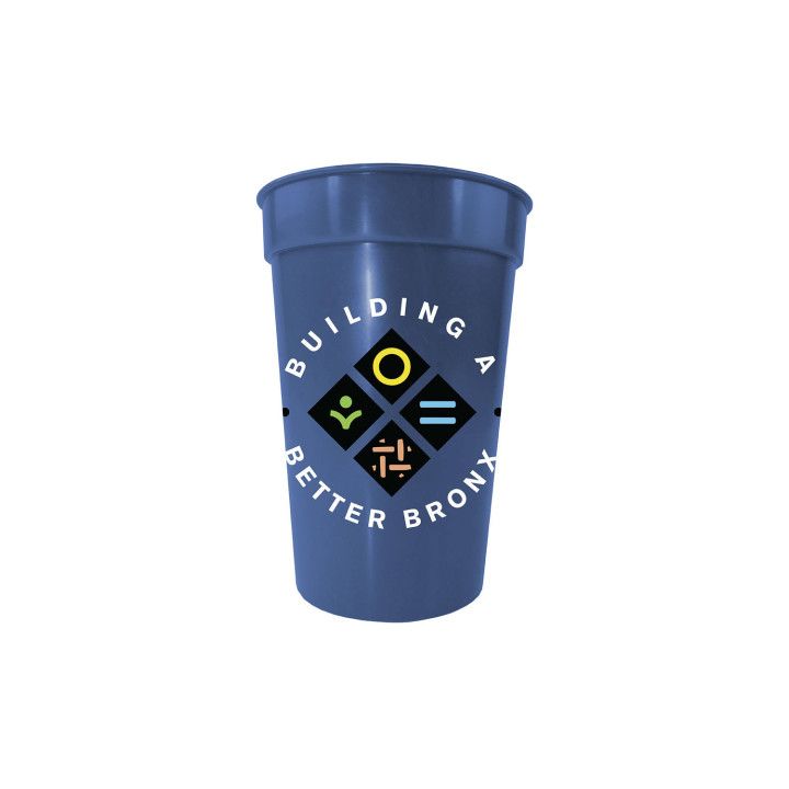 Custom 17 oz. Earth Tone Stadium Cup, Full Color Digital