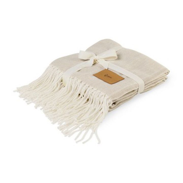 Custom Everlasting Throw Blanket - Cream