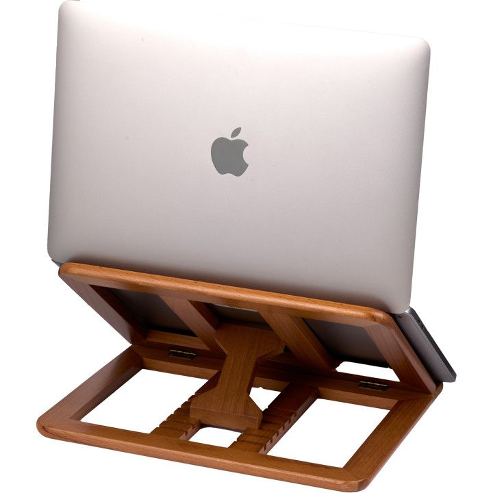Custom Desk Sense FSC-Certified Wood Laptop Stand