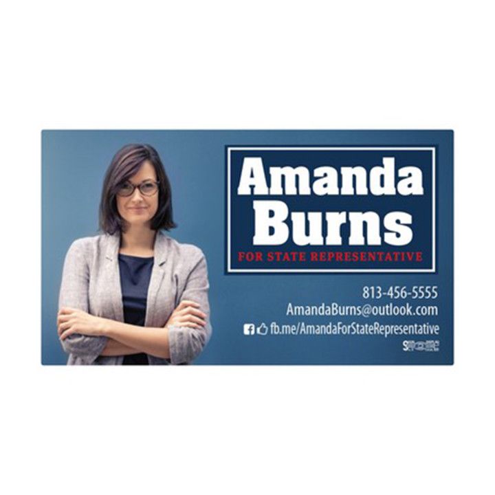 Custom Business Card Magnet Rectangle 2" x 3 1/2"