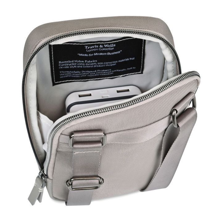 Custom Travis & Wells Lennox Crossbody - Taupe