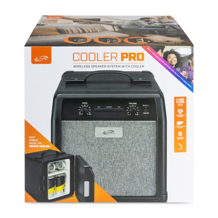 Custom iLive Cooler Pro Wireless Cooler Speaker - Black