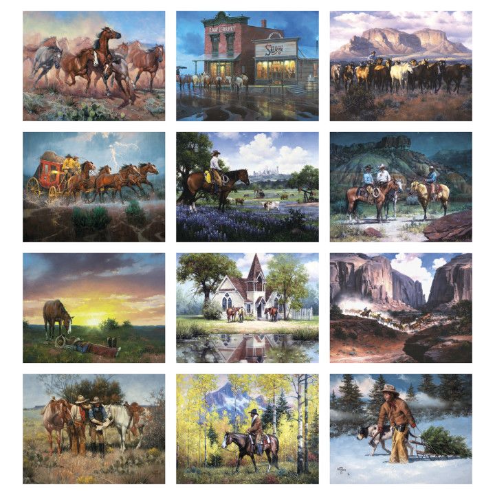 Custom Western Frontier - Spiral Calendar