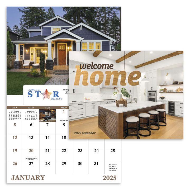 Custom Welcome Home - Window Calendar