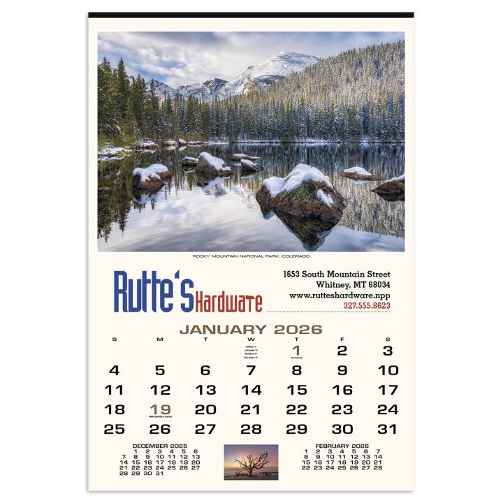 Custom Scenic America Executive Calendar