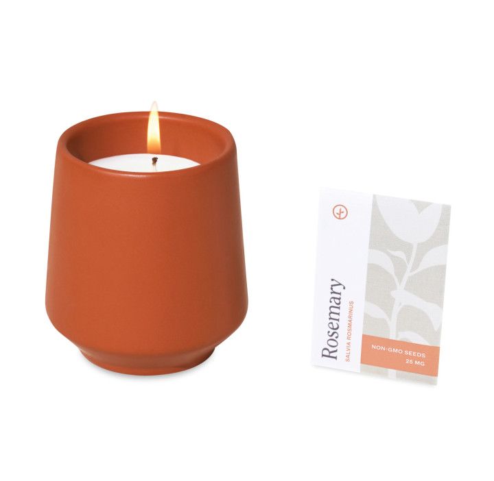 Custom Modern Sprout Rooted Candle - Sienna/Rosemary