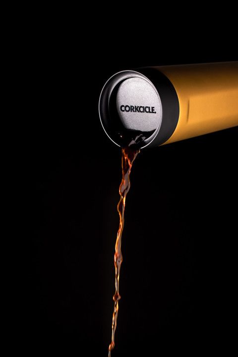 Custom CORKCICLE Commuter Cup - 17 Oz.- Gold