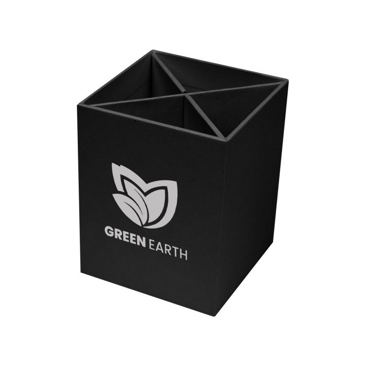 Custom 4 Compartment Pen & Pencil Cup