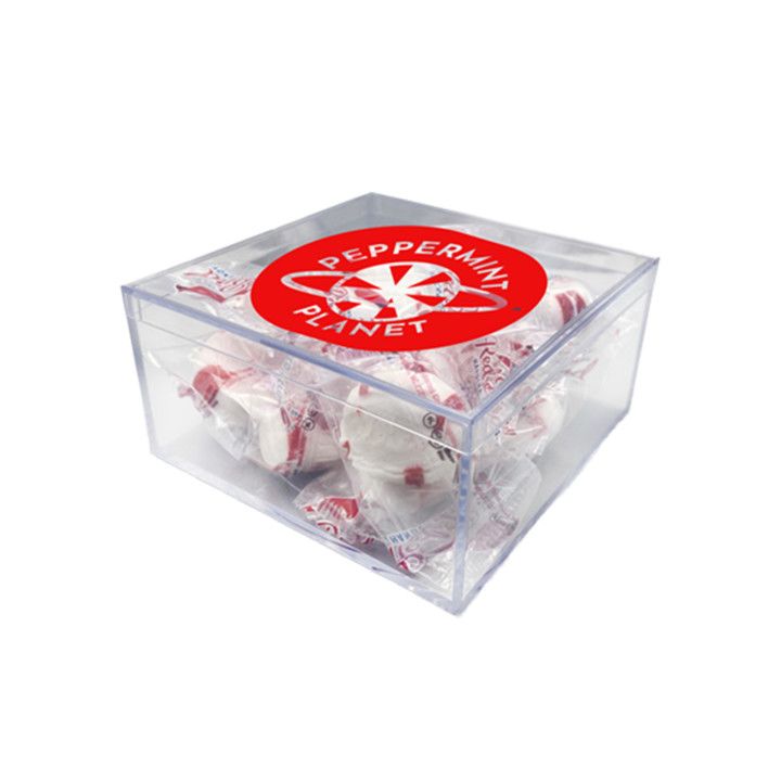 Custom 4" x 4" x 2" Clear Plastic Box