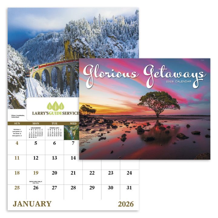 Custom Glorious Getaways - Window Calendar