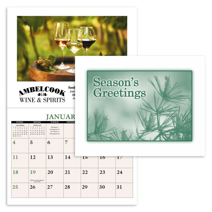 Custom Home Recipe Calendar