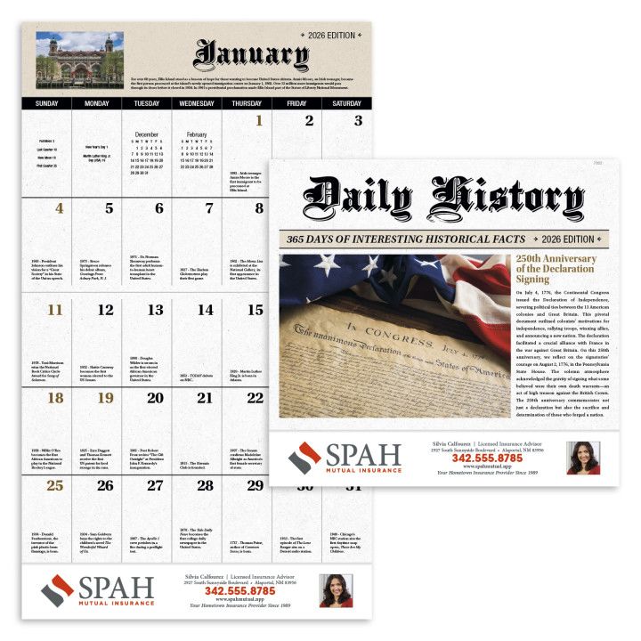 Custom Daily History - Stapled