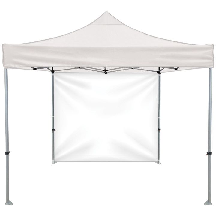 Custom 10' Heavy Duty Tent with One Full Double Sided Wall