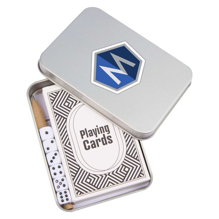 Custom Playing Cards & Dice Game Set