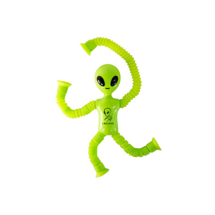 Custom Green Alien Bendy Man