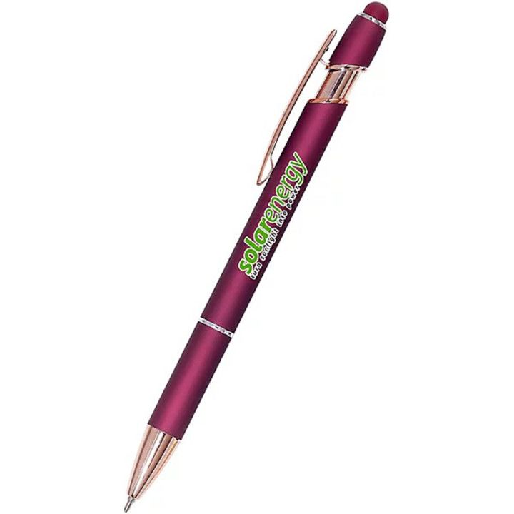 Custom Full Color Ultima Rose Gold Stylus Pen