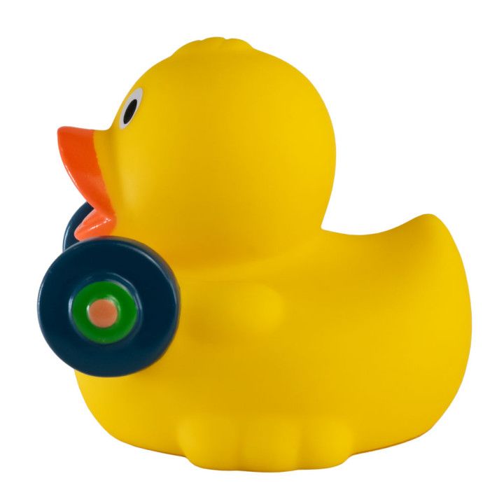 Custom Weight Lifter Rubber Duck