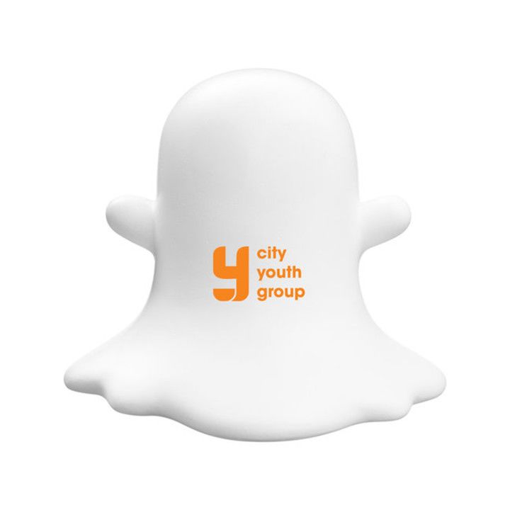 Custom Halloween Ghost Shape Stress Ball