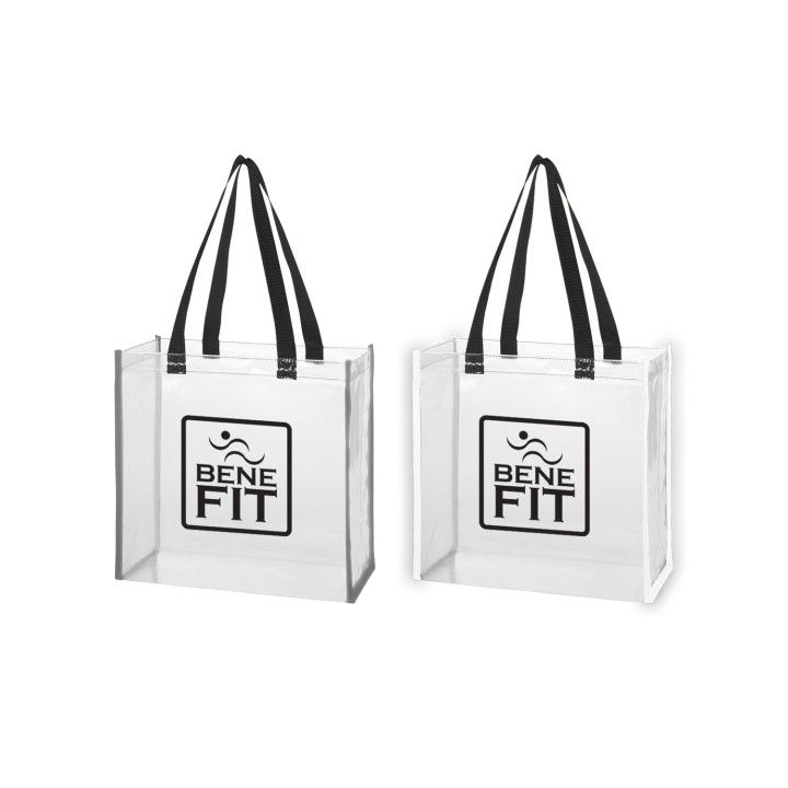 Custom Reflective Shopper Clear EVA Reflective Tote Bag