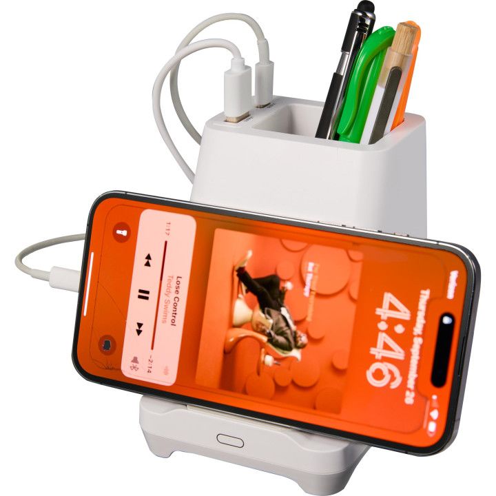 Custom Desk Mate Organizer with Bluetooth Speaker and Charging Hub