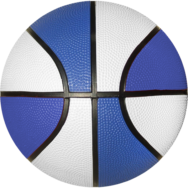 Custom 7" Mid-Size Rubber Basketball Colors