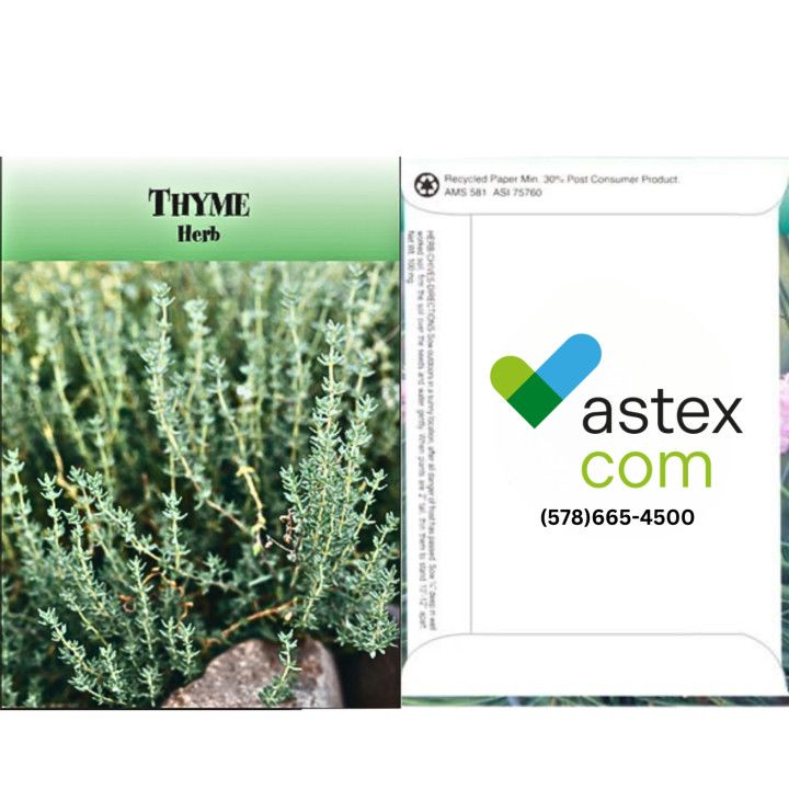 Wholesale Seed Packets | Thyme Herb Seed Packets with Logo