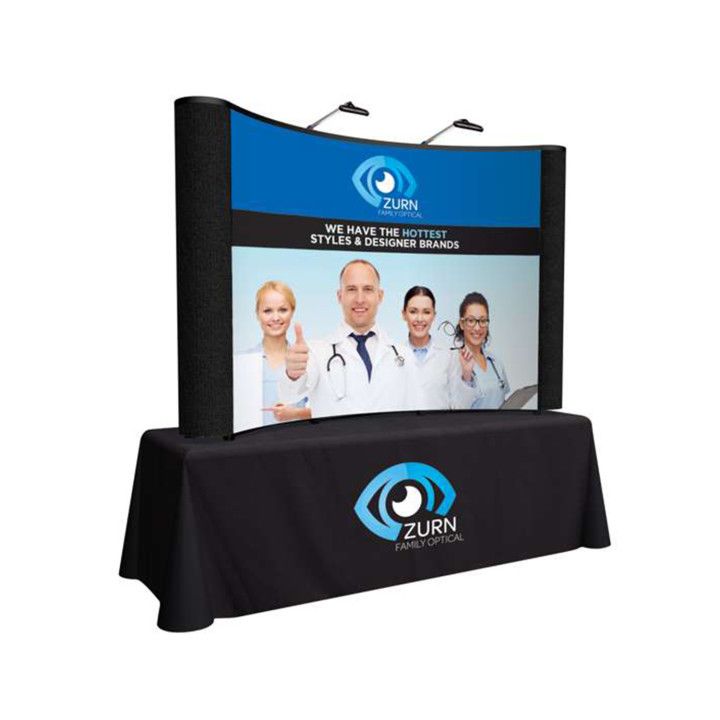 Custom 8' ARISE Tabletop Display Kit (Mural with Fabric Ends)