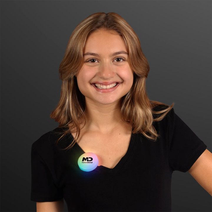 Custom Round Light Clip with Color Change LED