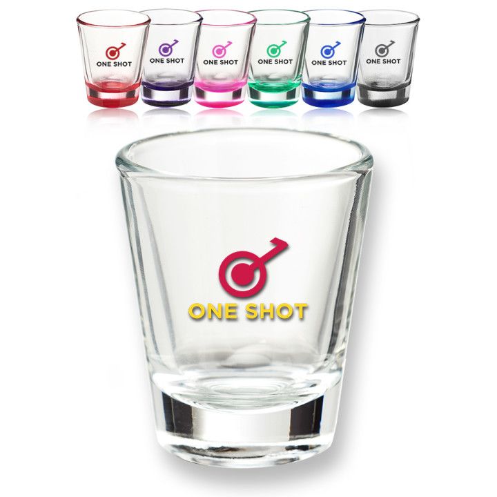 Custom 1.75 oz. Clear Glass Shot Glasses - Colors