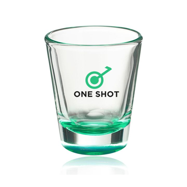 Custom 1.75 oz. Clear Glass Shot Glasses - Colors